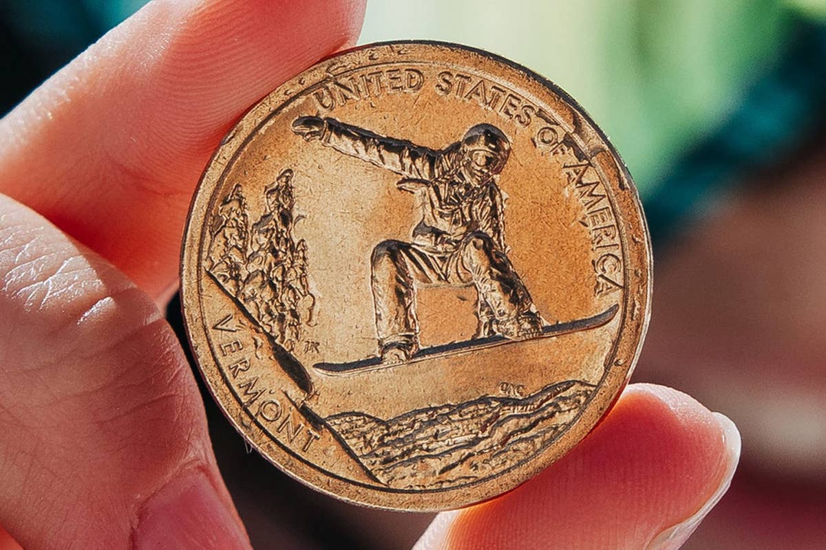 New Dollar Coin Features Snowboarder on One Side