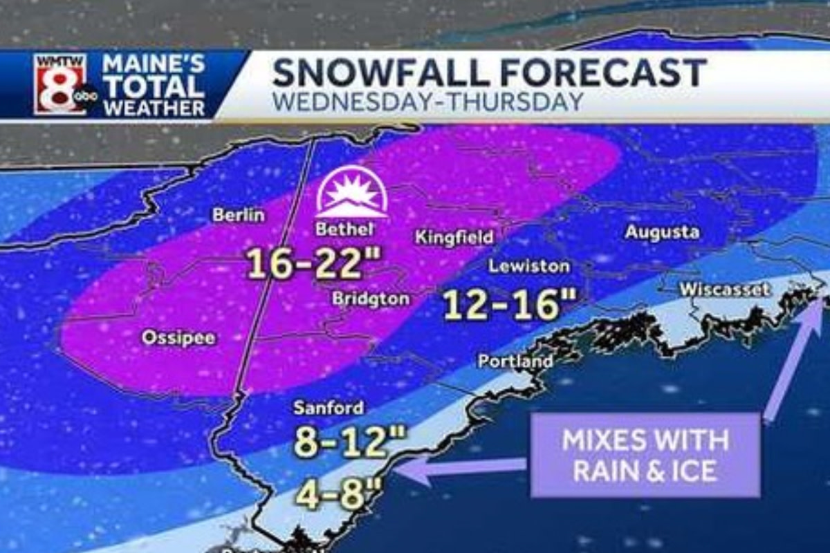 An April Nor'Easter Forecasted to Bring Almost Two Feet of Snow to ...