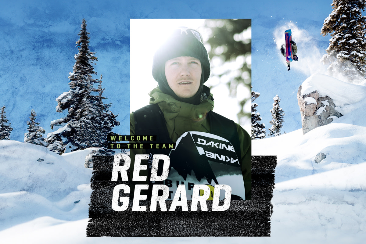 Red Gerard Joins the Dakine Snowboarding Team