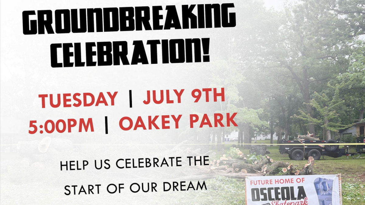 Osceola Skatepark in Wisconsin Holds Groundbreaking Celebration on ...
