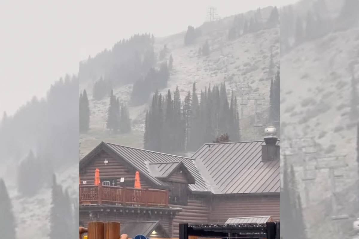 Banff Resort Claims First Snow of the Season