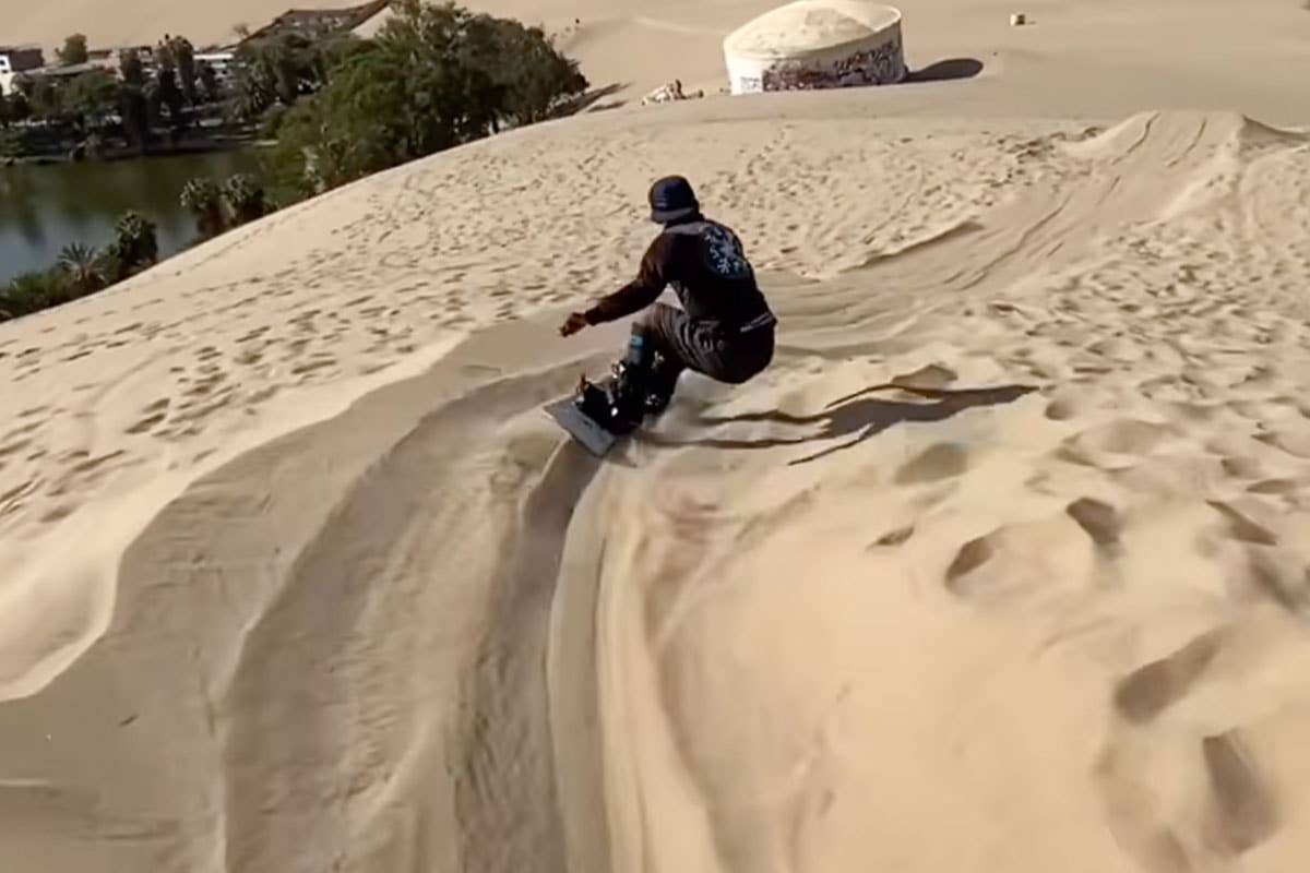 Sandboarding in Huacachina's Desert Dunes Stuns Social Media