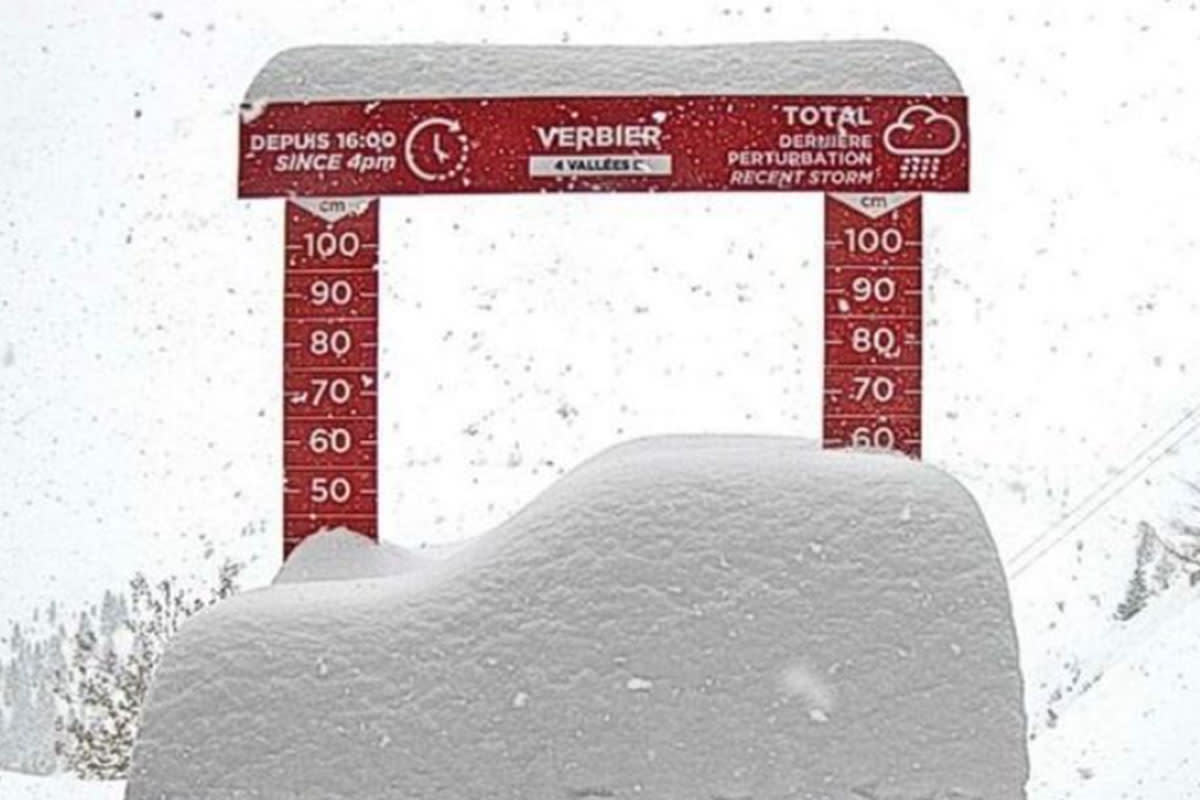 Resorts in the Alps Are Starting to Report Big Snowfall