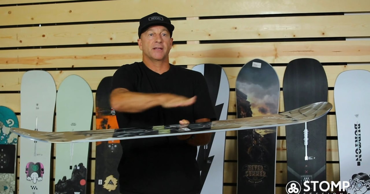 Snowboard Bend Shapes - Snowboarder