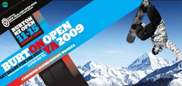 Burton New Zealand Open Snowboarding Championships Underway - Snowboarder