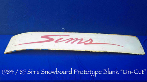 Vintage Sims Snowboard For Auction | TransWorld SNOWboarding - Snowboarder