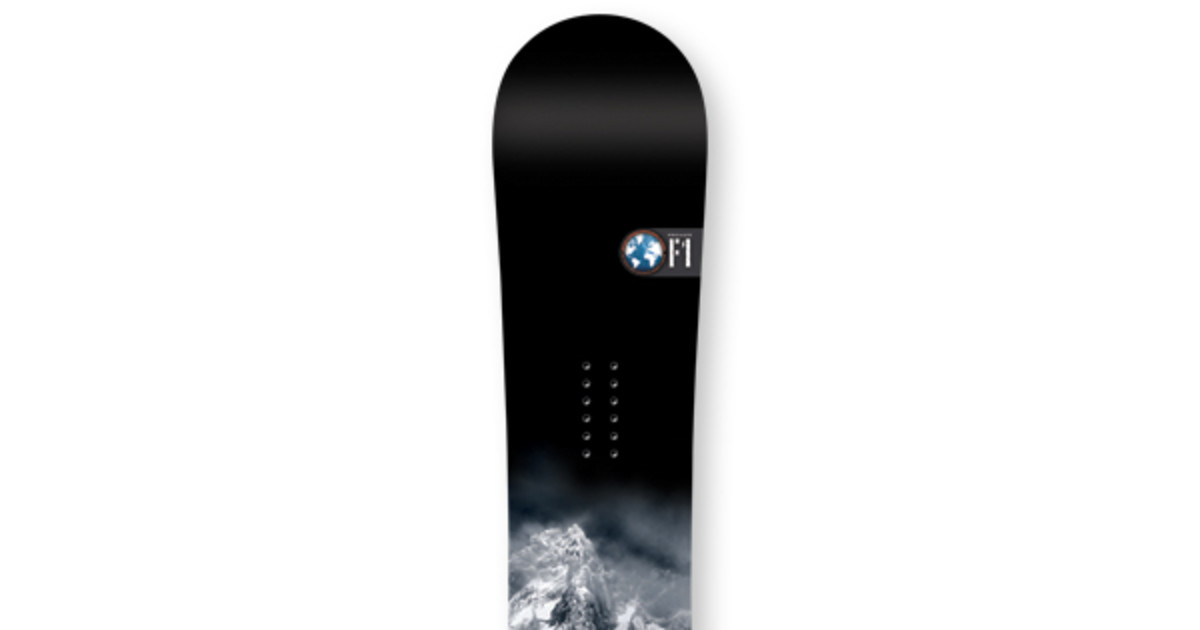 Never Summer Premier F1 Snowboard - Snowboarder