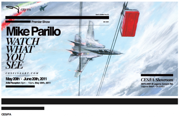 Mike Parillo Solo Exhibition Opening May 20th - Snowboarder