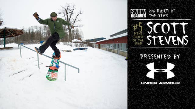 SNOWBOARDER Rider of the Year: #5 - Scott Stevens - Snowboarder