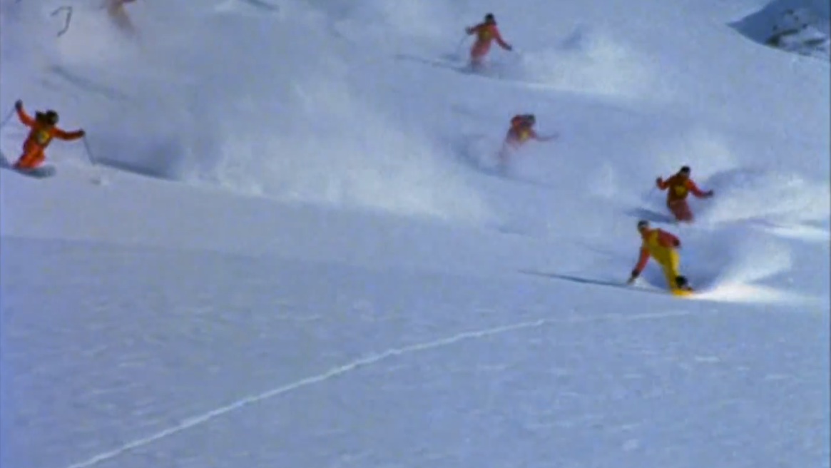 Apocalypse Snow, le film, 1983 - Snowboarder