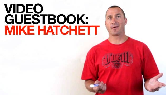 Video Guestbook: Mike Hatchett - Snowboarder