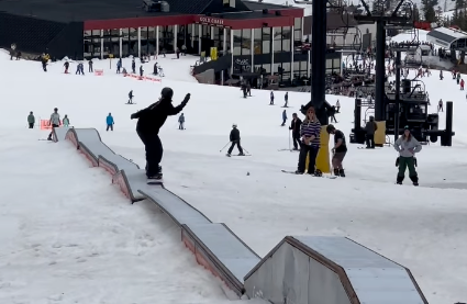 Female Olympic Halfpipe Rider Masterfully Conquers Jaw-Droppingly Long ...