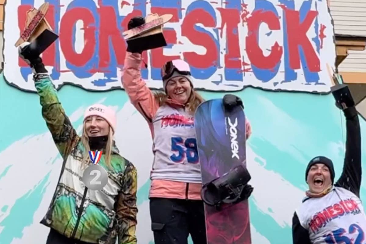 Tina Basich-Haller Returns to the Podium - Snowboarder