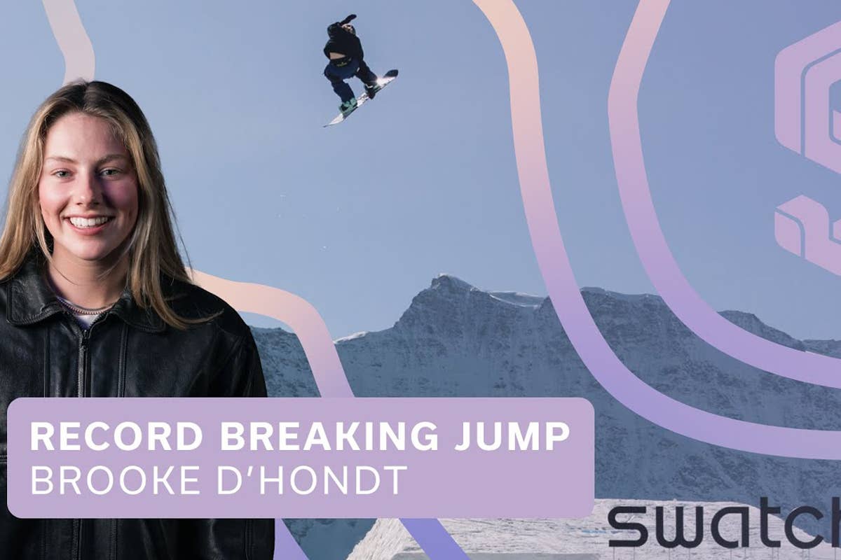 Brooke D'Hondt Sets World Record for Highest Air at The Nines - Snowboarder