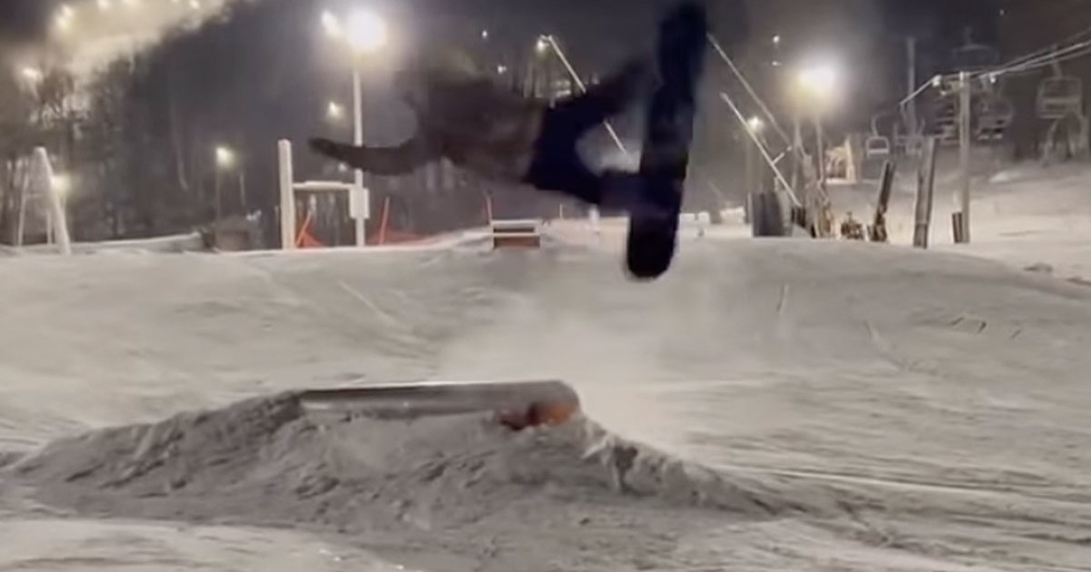 Real or Fake: Savage Snowboard Fall - Snowboarder