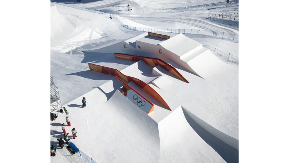 First Look at the 2018 Winter Olympic Snowboarding Slopestyle Course ...