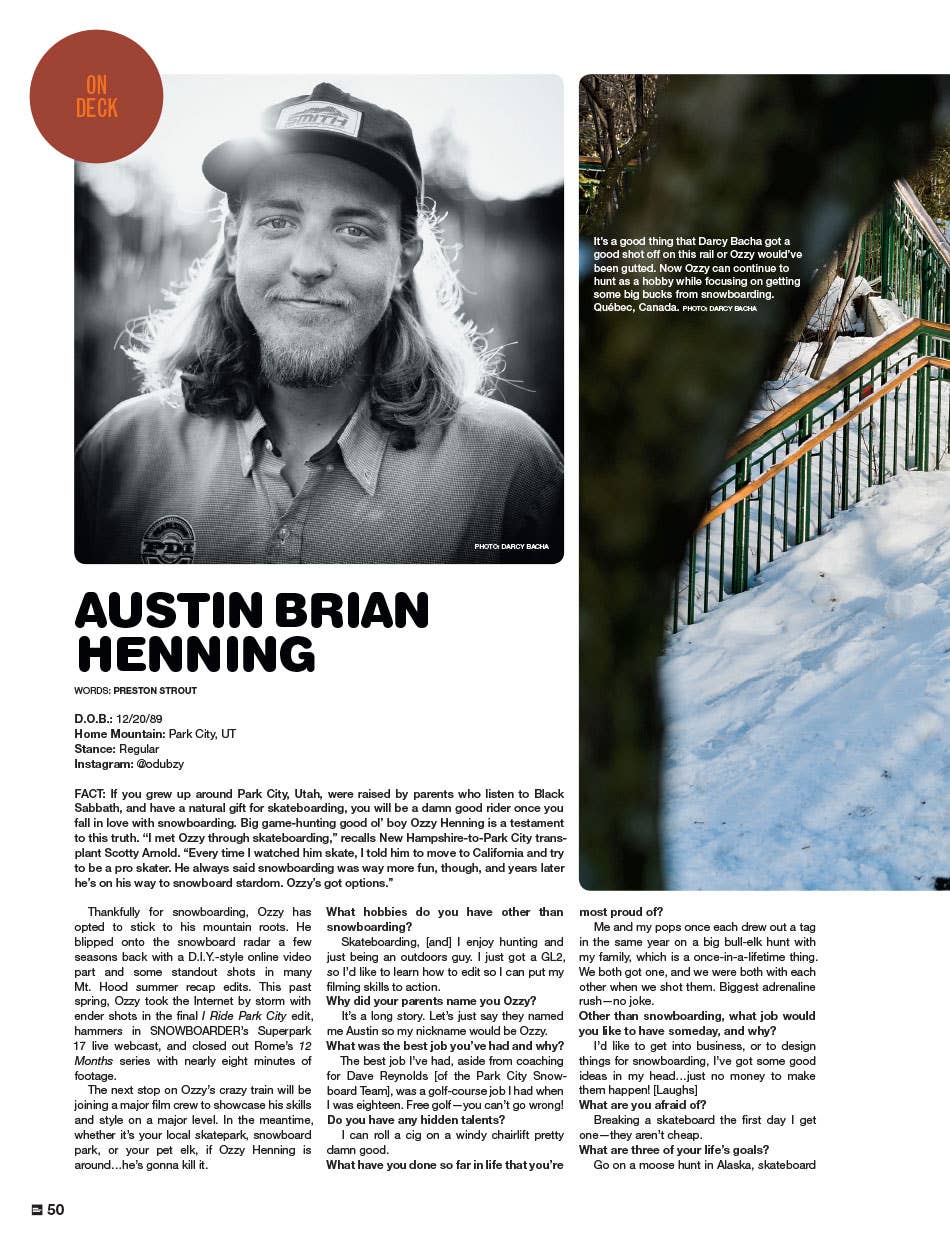 On Deck Austin Brian Henning - Issue 26.2 - October 2013