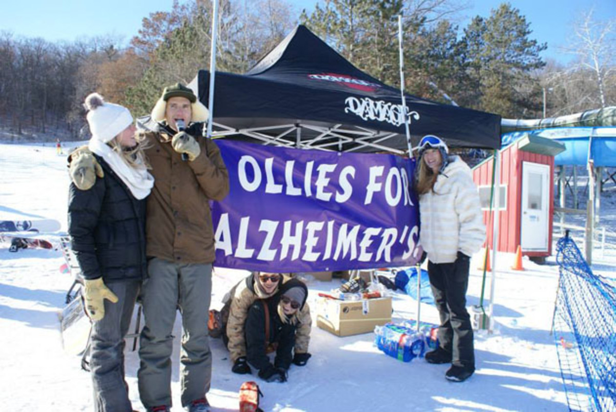 Viktor Simco's Fourth Annual Ollies for Alzheimers - Video - Snowboarder